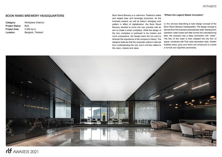 Boon Rawd Brewery Headquarters | pbm - India Architecture Awards