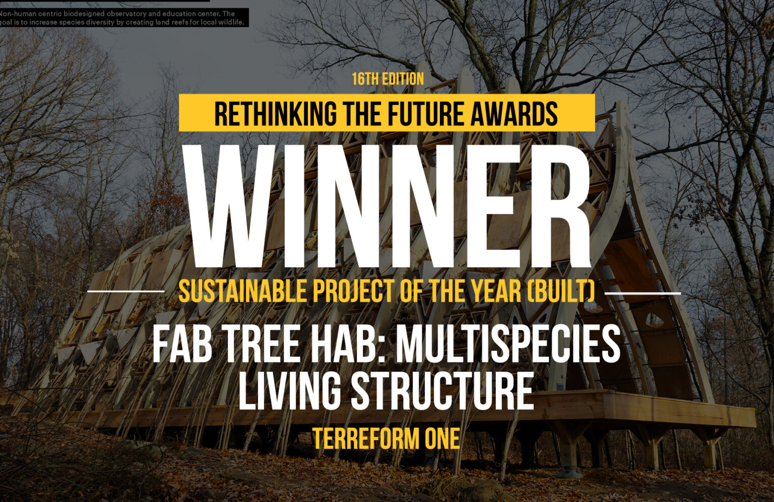 Fab Tree Hab: Multispecies Living Structure | Terreform ONE - India ...
